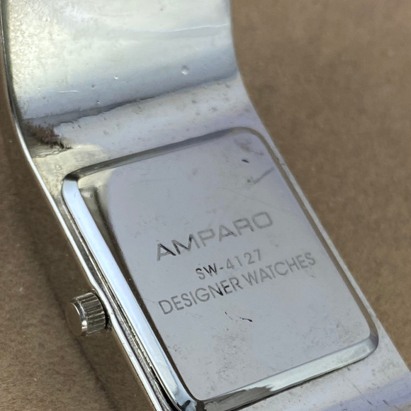 Vintage | Accessories | Vintage Amparo Quartz Bangle Cuff Bracelet ...